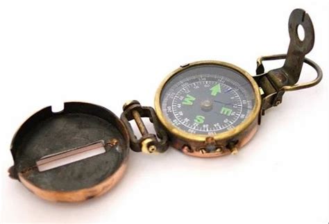 Antique Solid Brass Military Lensatic Compass At Best Price In Roorkee