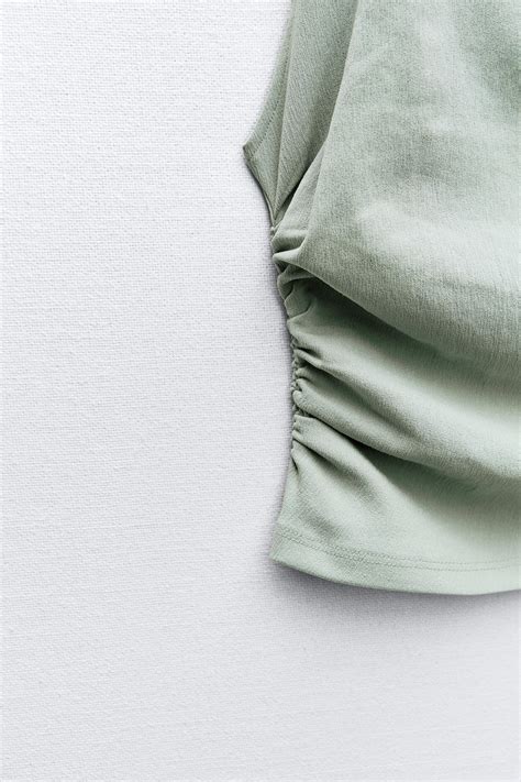 Zara Stretch Halter Top International Shipping