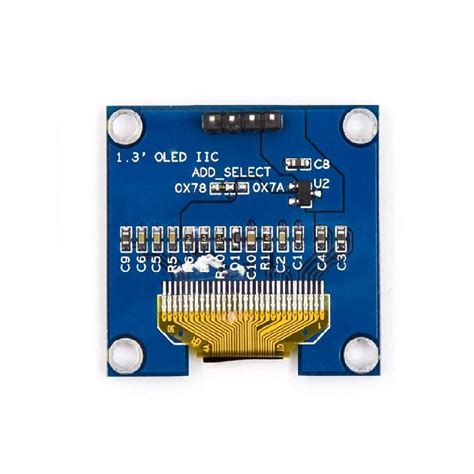 13 Inch Ssd1106 128x64 I2c Oled Display Blue Color Screen