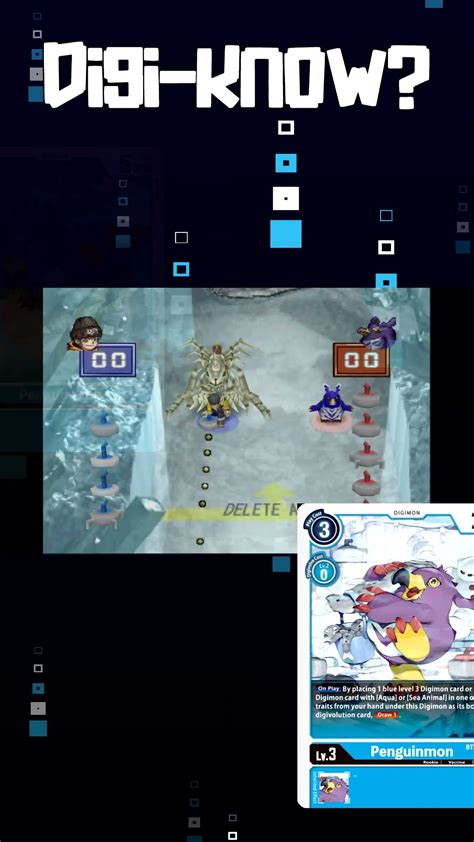 Digiknow Bulucomon And Penguinmon Are Best Buddies Digimontcg Digimoncardgame Digimon Shorts