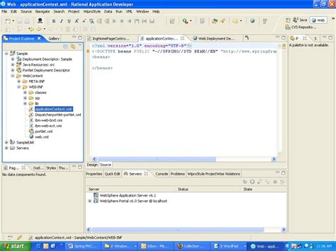 Spring MVC Portlet Application In Websphere Portal Using RAD My Tech World