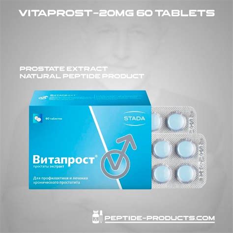 Vitaprost Tabs 60 Prostate Extract For Men Health Prostate Treatment