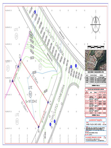 Plano Topográfico Pdf