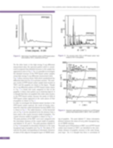 Solution Nano Structure Of Low Crystallinity Carbon Materials Analyzed
