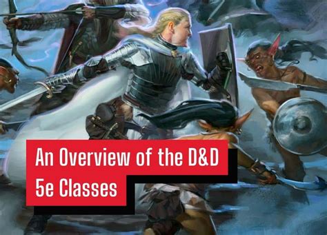 An Overview Of The Dandd 5e Classes Dungeonsolvers