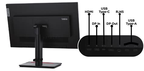 Lenovo ThinkVision T24m 29 LED Monitor 24 23 8 Viewable 1920 X 1080 Full HD 1080p