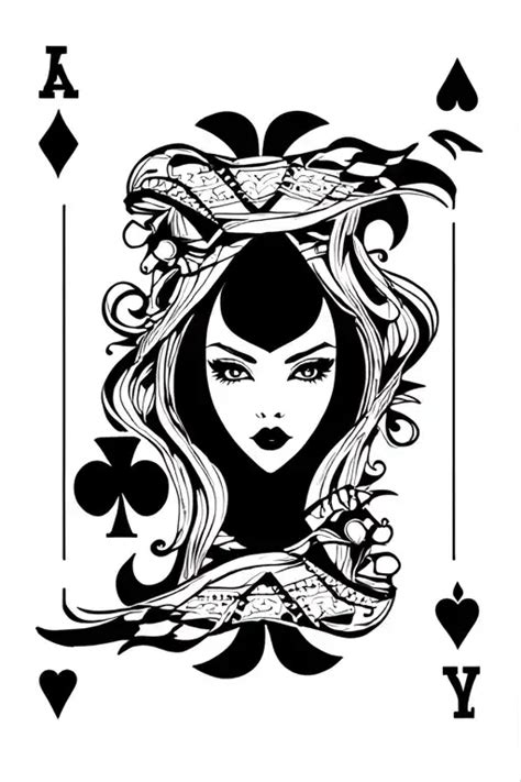 780 Queen Of Spades Tattoo Ideas Blackink Ai