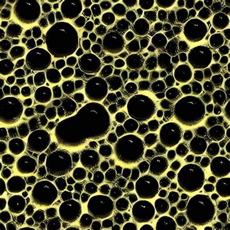 Download Black And Yellow Abstract Background With Bubbles Patterns
