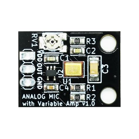 Analog Mems Microphone With Variable Amp
