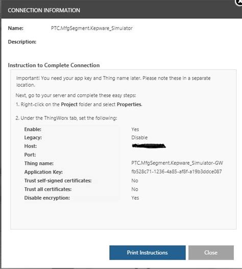 Solved Thingworx Native Interface Error Could Not Establ PTC Community