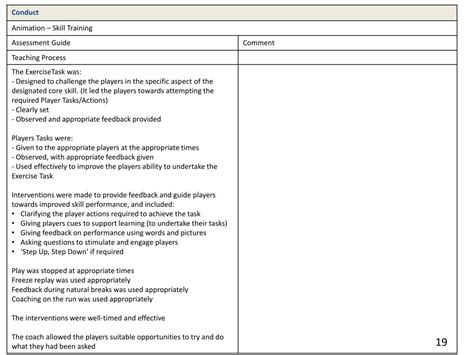 Ppt Ffa Skill Acquisition Phase Self Assessment Session Plan
