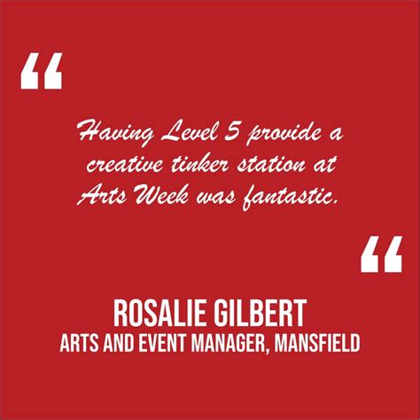 Level 5 Architecture On Linkedin “having Level 5 Provide A Creative Tinker Station At Arts Week