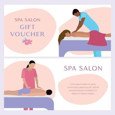 Massage Voucher Vector Art Icons And Graphics For Free Download
