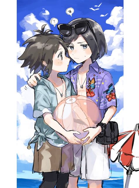 Nate And Calem Pokemon And 2 More Drawn By Upiukn18pkanother