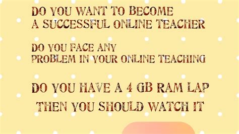 Become A Successful Online Teacher Onlineclassesonlineteaching