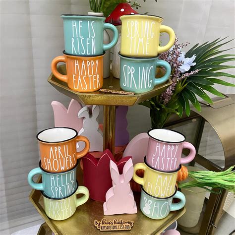 Spring Easter Mini Mugs 24oz And Big Mugs 1285oz Spring Etsy