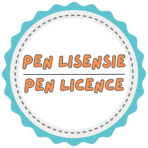 Pen Licence Certificate Template