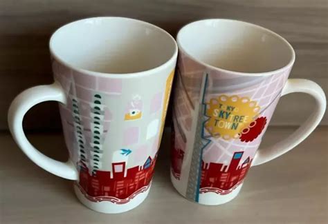 Tokyo Skytree Japan Set Of 2 Starbucks Coffee Cup Mug 185oz New £8026
