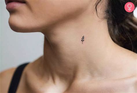 Cute Little Neck Tattoos