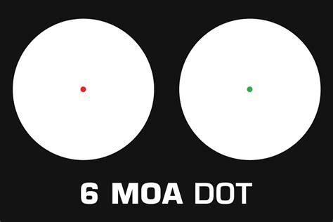 Swampfox Raider Reticles 6 Moa Dot Vs Brc