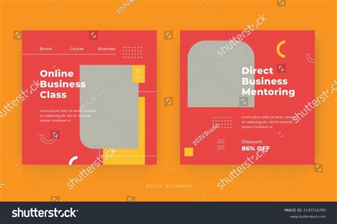 Online Class Banner Template Design Modern Stock Vector Royalty Free