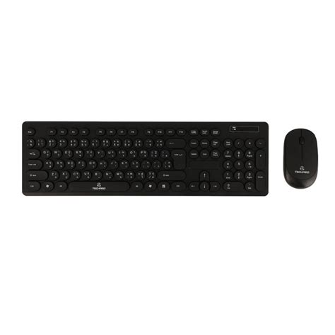 ชุดเมาส์และคีย์บอร์ด Techpro Keyboard Mouse Dual Function Tk001