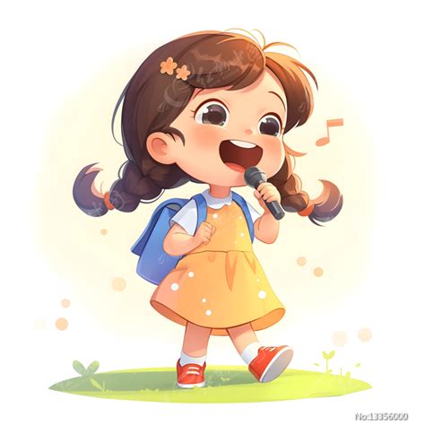小女孩唱歌ai图片下载红动中国