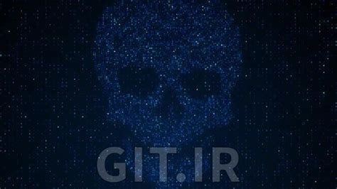 Coded Numbers Dynamic Background With Human Skull