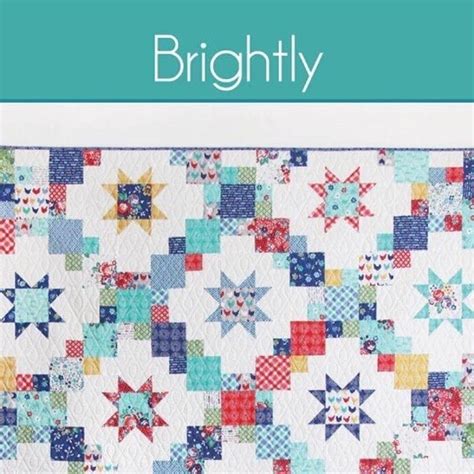 Violet Craft Atomic Starburst Quilt Pattern Finished Size 66x73 Etsy
