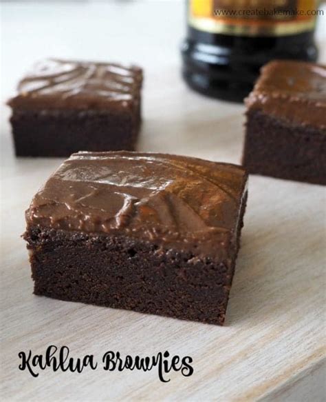 Kahlua Brownies Recipe Create Bake Make