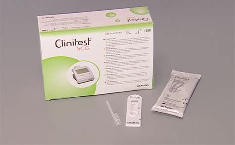 Proper Testing Technique For The Clinitest Hcg Pregnancy Test Siemens