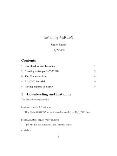 Miktex Pdf Te X Command Line Interface