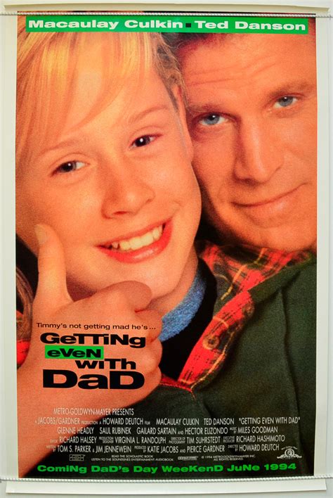 “getting Even With Dad” Original One Sheet Poster Film Poster Movi