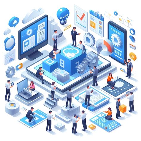 3d Flat Vector As Design Team Collaborating On A New Product Concept As A Vector Illustration Of