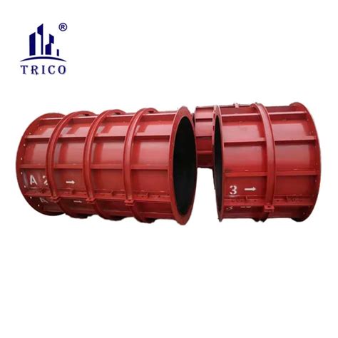 Concrete Formwork Cylindrical Steel Column Formwork For Bridge Highways