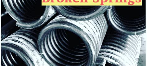 Broken Garage Door Spring Signs Overhead Door Sacramento