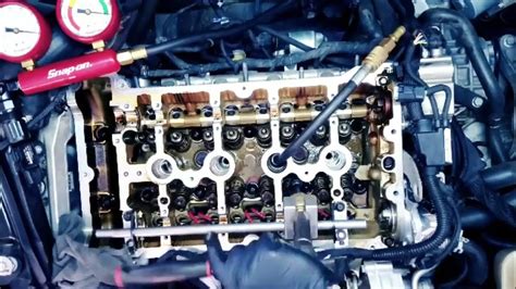 Mini Cooper S R56 Valve Stem Seals Without Pulling The Head Timelapse