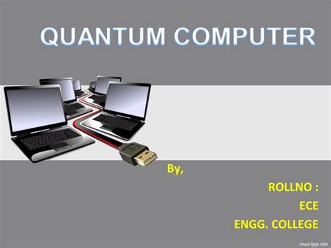 Quantum Computer Ppt Pptx
