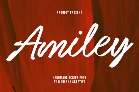 Amiley Font By Maulana Creative · Creative Fabrica
