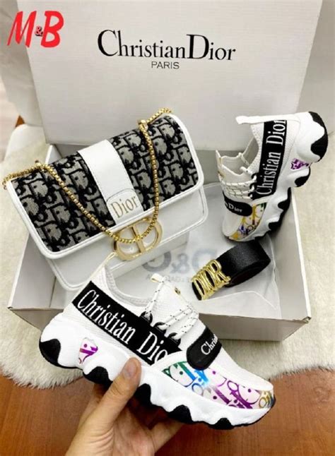 Christian Dior New Sneaker Bag Set Dior Dior Shoes Christian Dior Bag