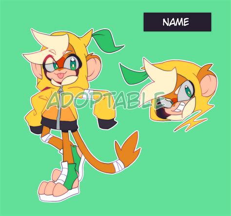 Orange Monkeysonic Adoptable Closed By Oertemy On Deviantart