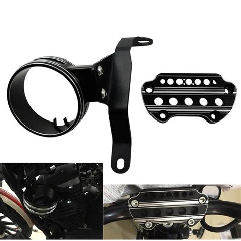 04 Up Sportster Speedometer Relocation Mount Instrument Bracket Sma