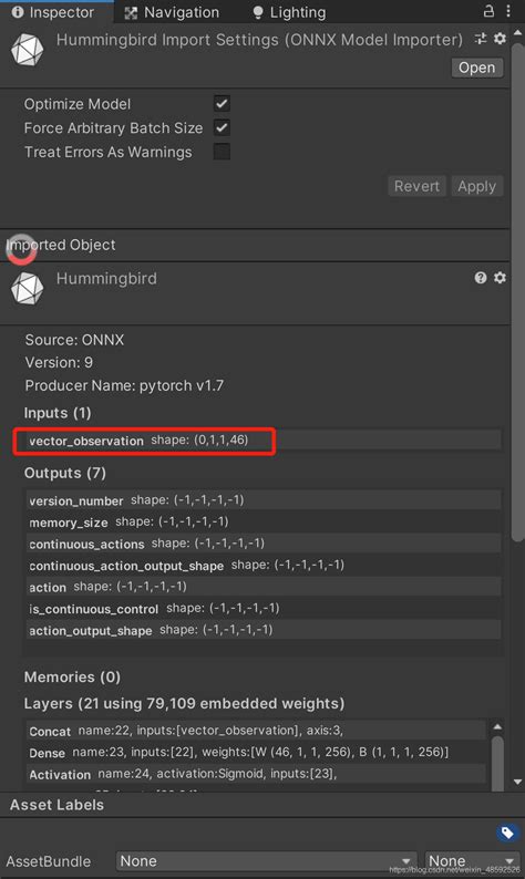Unity Learn—— Mlagenthummingbirds中文教程 自译（七——测试模型）hummingbird游戏攻略 Csdn博客