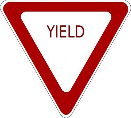Descarga Gratis Del Vector Yield Sign Freeimages
