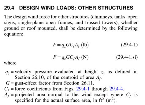 Asce 7 Wind On Stacks And Similar Article Meca Enterprises