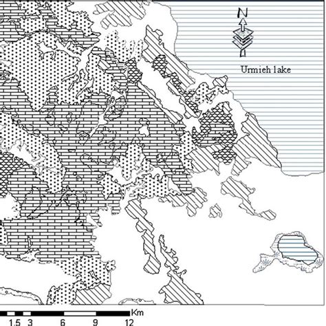 The Geological Units Of The Study Area The Name Of Units Are In Table