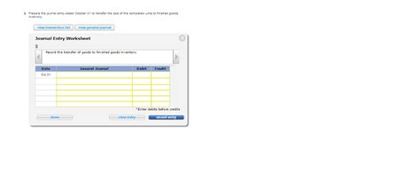 Solved Problem 20 4a Weighted Average Process Cost Summary