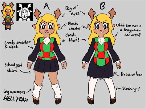 My Interpretations On Noelles Outfit R Deltarune