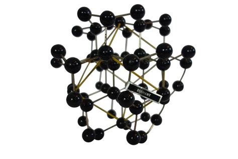 1950s Molecular Structure Of A Diamond From France At 1stdibs