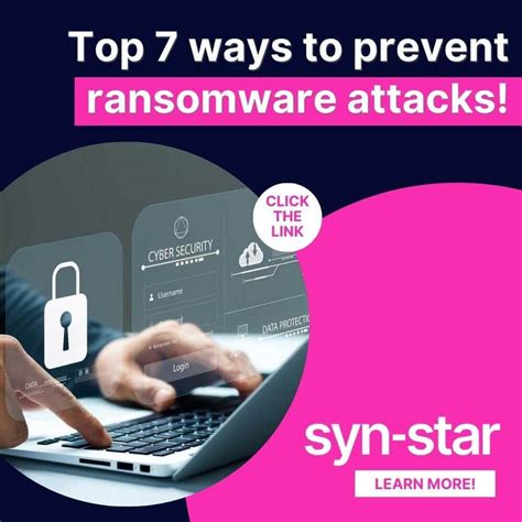 The Best 7 Ways To Prevent Ransomware Attacks Syn Star